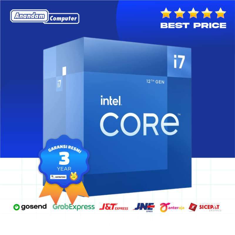 Jual Intel Processor Core I7 12700 Box - 12 Cores (8 P-cores 4 E-cores) Di Seller Anandam.id ...