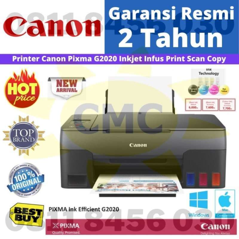 Promo Printer Canon Pixma G2020 G 2020 Print Scan Copy Diskon 29% Di ...