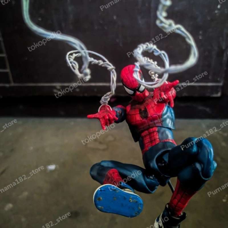 Promo Custom Wired Web Shooter Spiderman Marvel Legends Mafex Shf ...