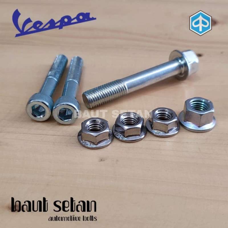 Jual Baut Full Set Shock Belakang Vespa Matic/baut Shock Original Di ...