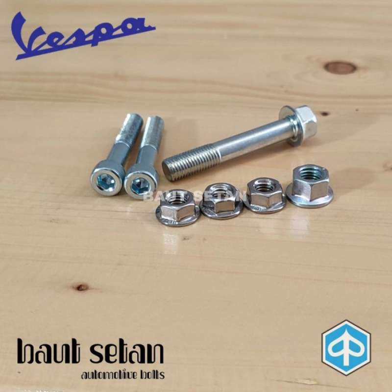 Jual Baut Full Set Shock Belakang Vespa Matic/baut Shock Original Di ...