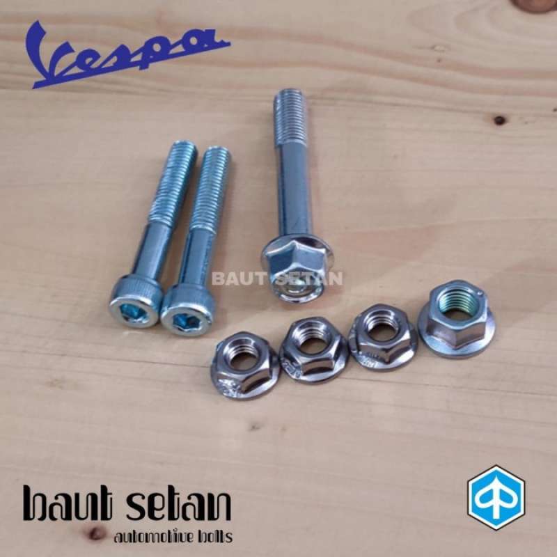 Jual Baut Full Set Shock Belakang Vespa Matic/baut Shock Original Di ...