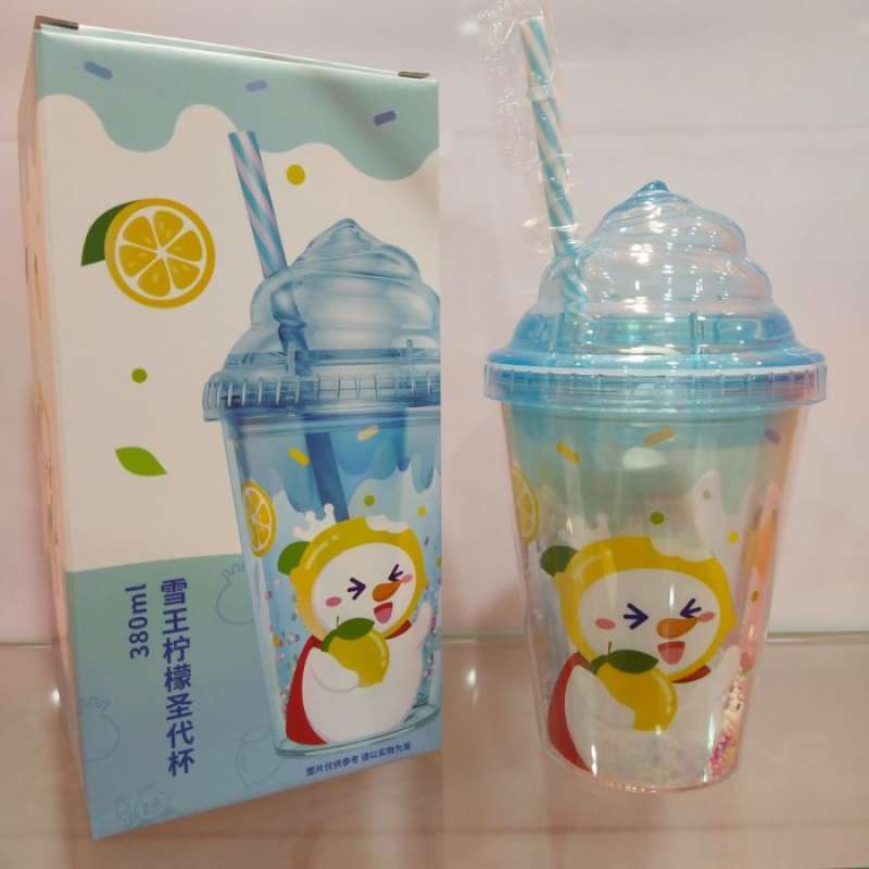 Jual Mixue Gelas Minum 380ml - Tumbler Model Ice Cream - Multicolor di ...