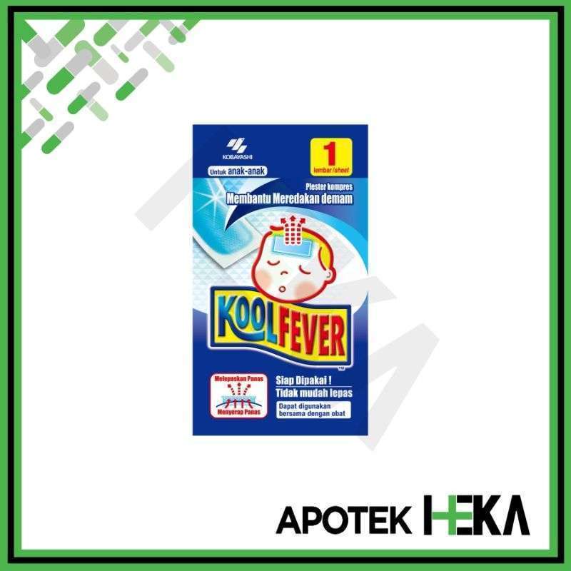 Jual Koolfever Plester Kompres Demam Anak 1 Sachet Biru Di Seller ...