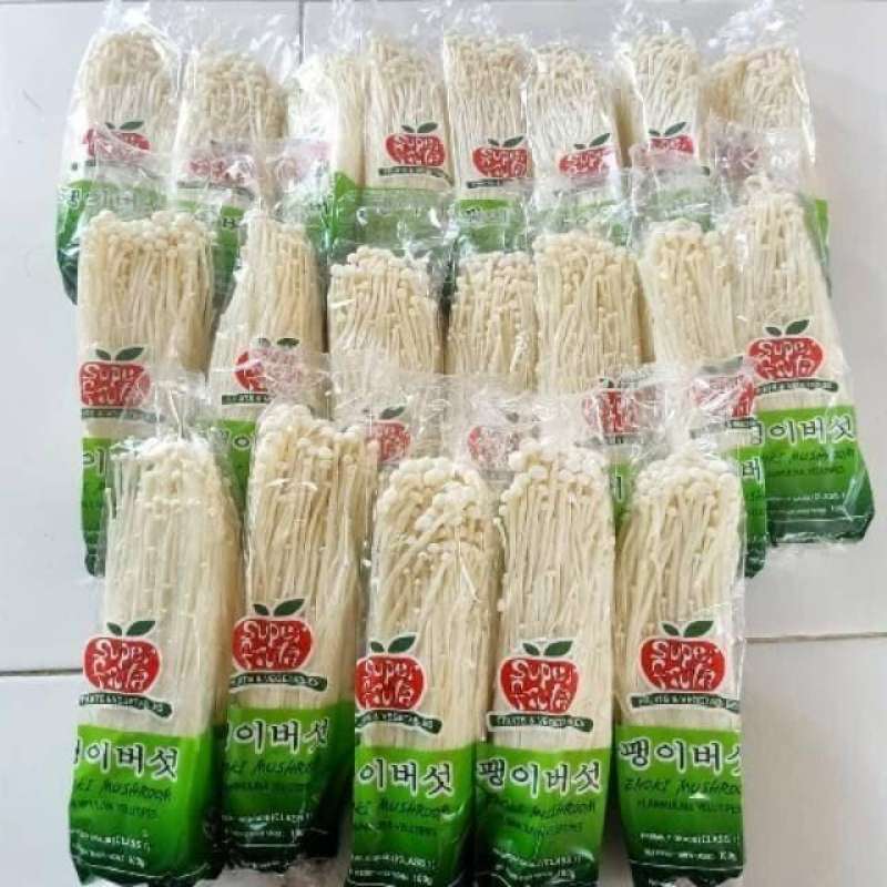 Jual Jamur Enoki / Enoki Mushroom Super Fruta 100 G Sayuran Segar ... Jual Jamur Enoki / Enoki Mushroom Super Fruta 100 G Sayuran Segar ...