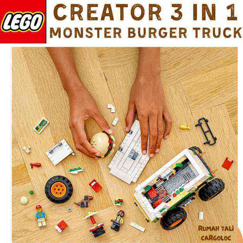 Jual Lego Creator 3 In 1 Monster Burger Truck Di Seller Main Disini ...