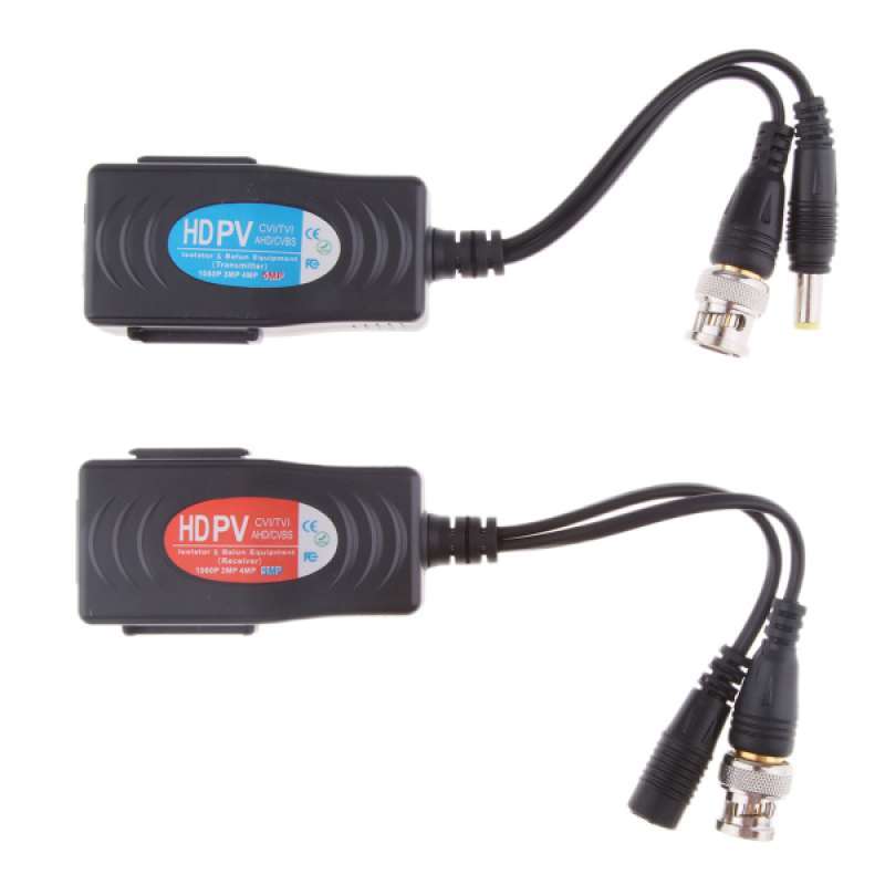 Promo 2x Video Balun Video Balun Transceiver Video Balun Passive HD-CVI ...
