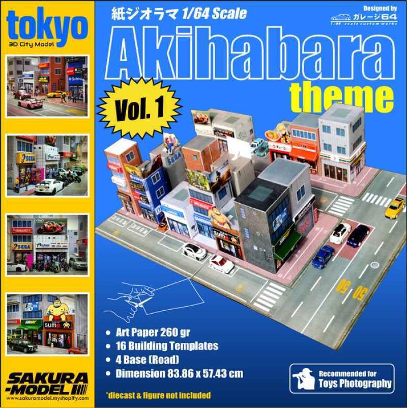 Promo Paper Diorama Tema Akihabara Japan Diskon 17% di Seller DENTA ...