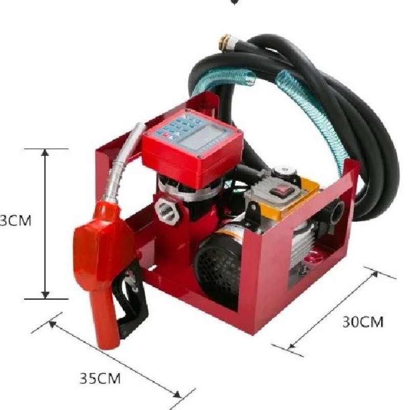 Jual Flow Meter Solar Digital Pompa Transfer Bbm Pompa Oli Elekrik Ac ...