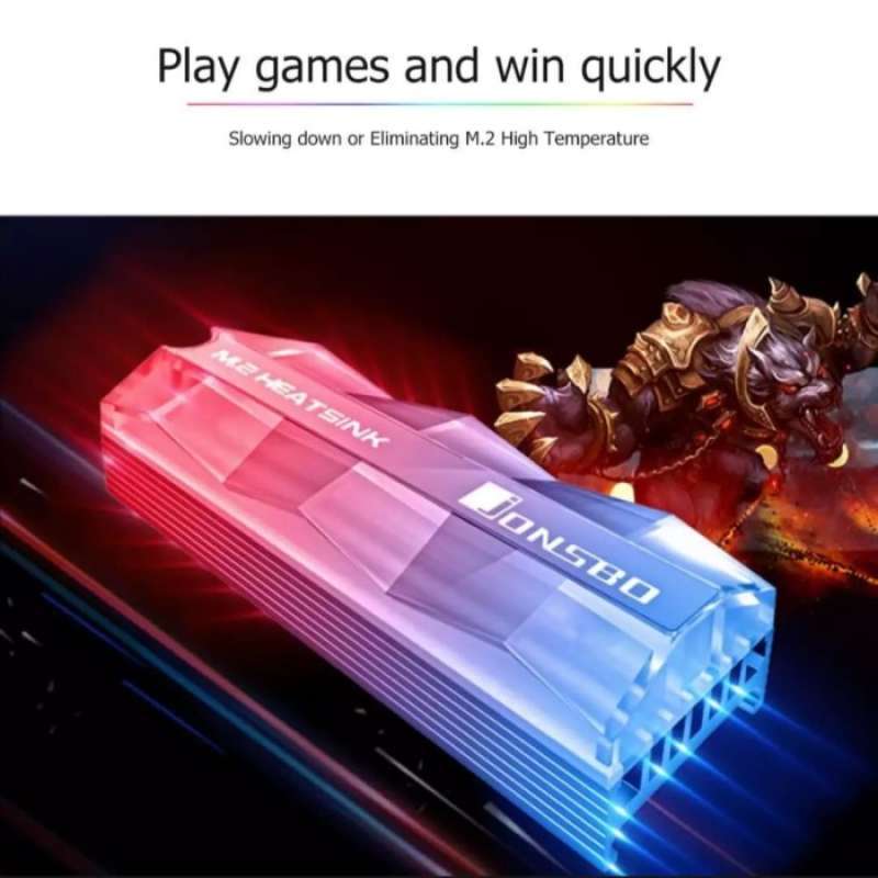 Jual Jonsbo Rgb M.2 Nvme Ssd Cooler Cooling Heatsink Di Seller ...