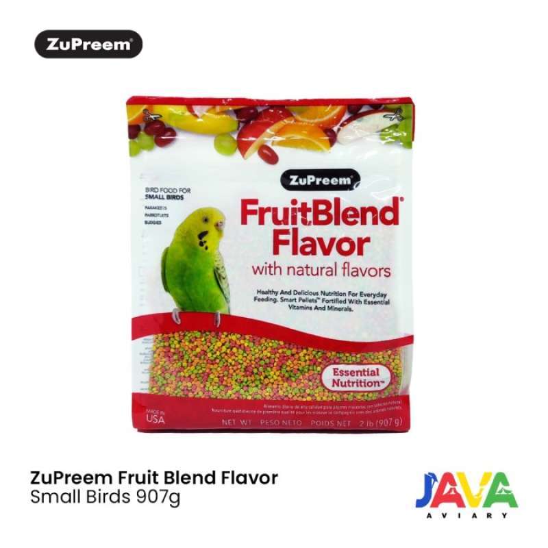 Jual Zupreem Fruitblend Flavor S 900 Gram Makanan Burung Kecil Parkit ...