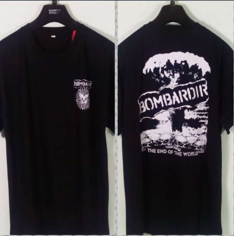 Jual TWD - Kaos Band Punk Bombardir The End Of The World - XXL di ...