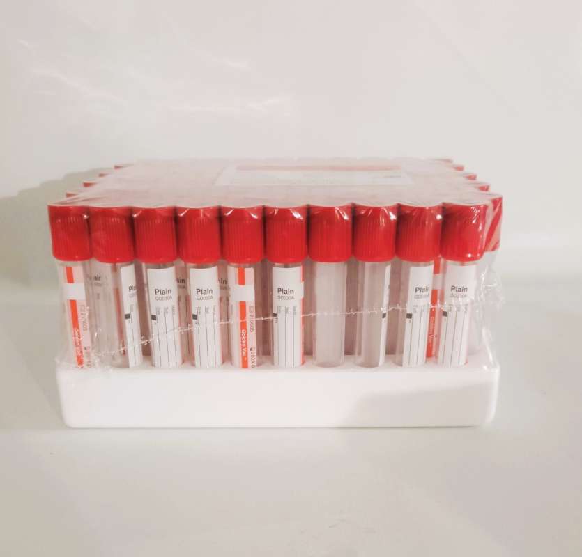 Jual Tabung Vacutainer 3ml Plain Merah/ Blood Collection Tube 3cc - PET/ Plastik di Seller Think ...