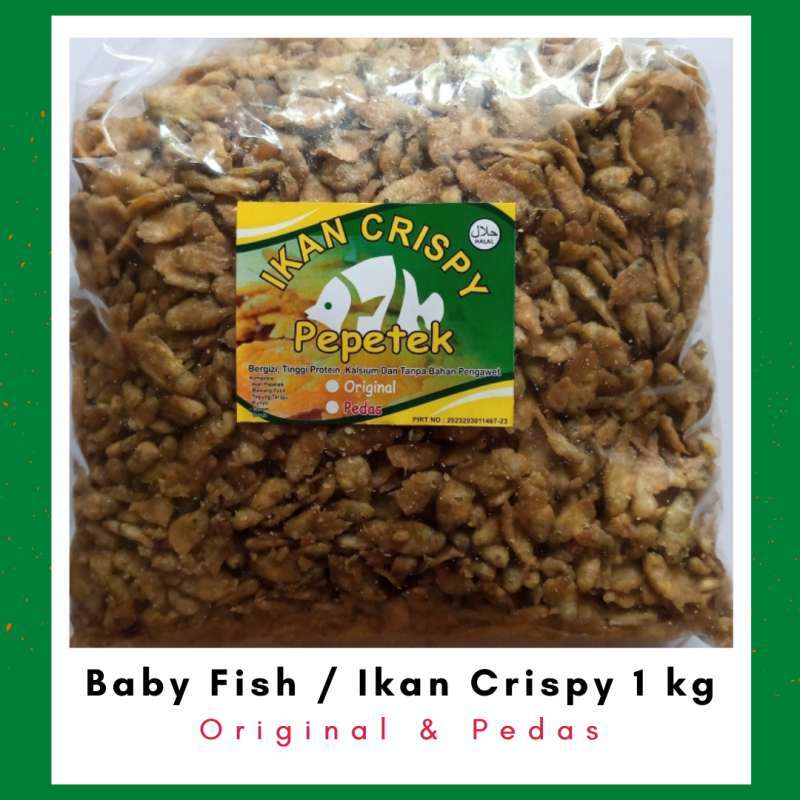 Jual Ikan Crispy Pepetek Baby Fish 1 Kg (1000gram) Di Seller ...