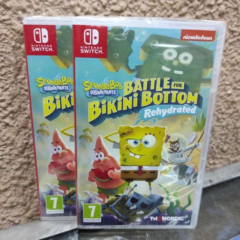 Jual Switch SpongeBob SquarePants Battle for Bikini Bottom Rehydrated ...