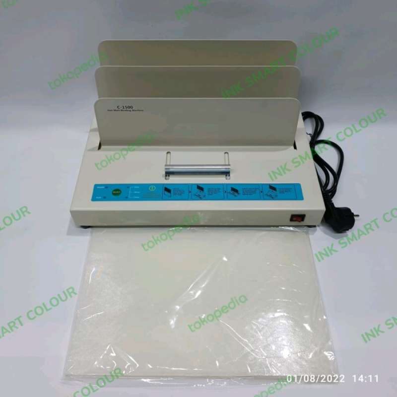 Jual Mesin Jilid Buku Lem Panas Mini 30 Cm / Hot Melt Binding Machine ...