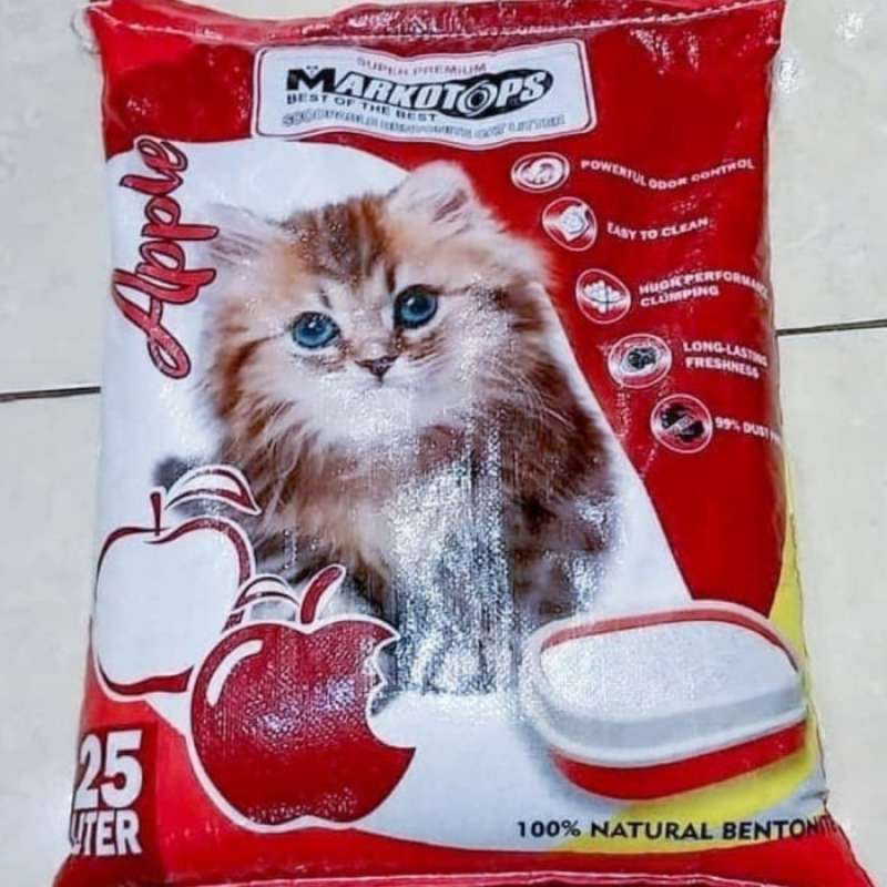 Promo Pasir Markotop 25 Liter Pasir Kucing Markotop 25 L Diskon 33% di ...