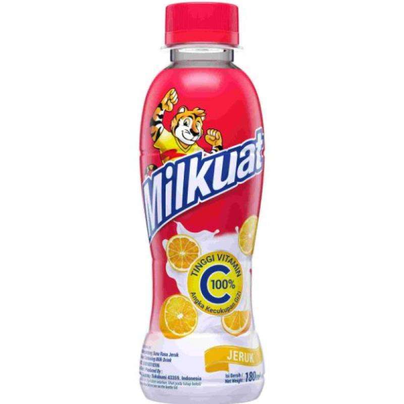 Jual Milkuat Susu Liquid Jeruk Botol 180Ml di Seller Suzuya Official ...