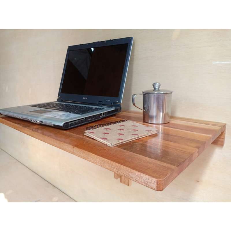 Promo Meja Lipat Dinding Kayu Solid Untuk Laptop,kerja Dan Belajar ...