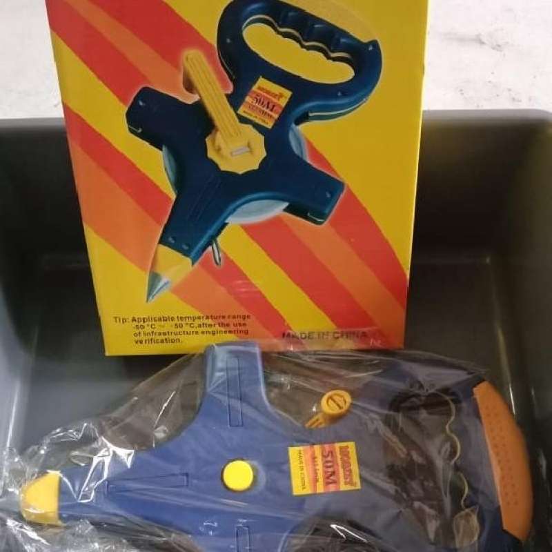 Jual Meteran Rol Plat 50 Meter,meteran Jalan Plat Tancap 50 Meter Di ...