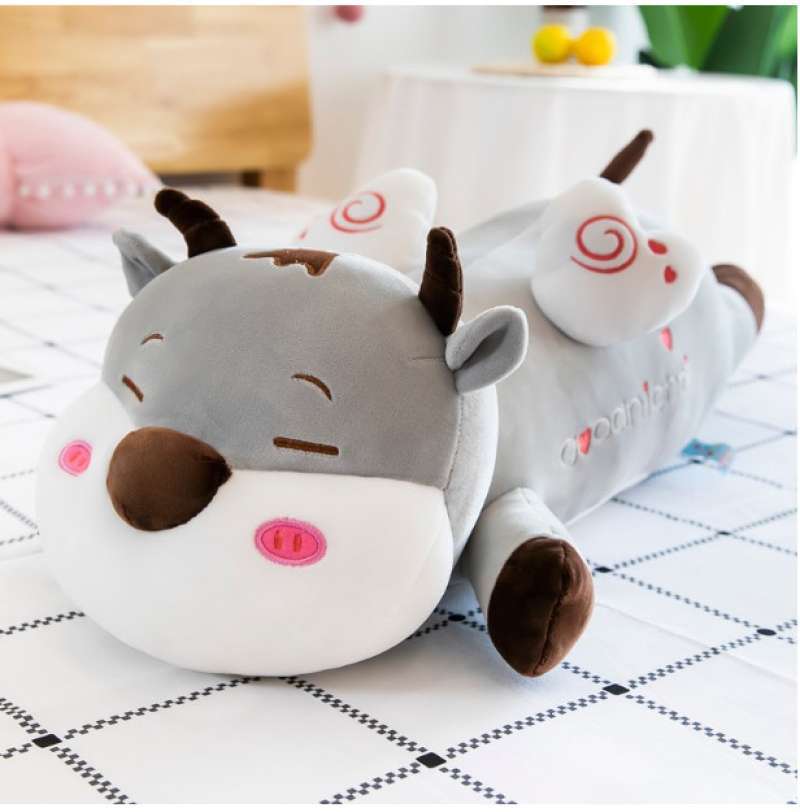 Jual Boneka Babi Piggy Gemoy Jumbo 90cm Guling Dino Hijau Bantal Sapi ...