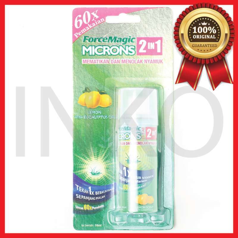 Jual Force Magic One Push Microns Lemon 60x Botol Di Seller Inko ...