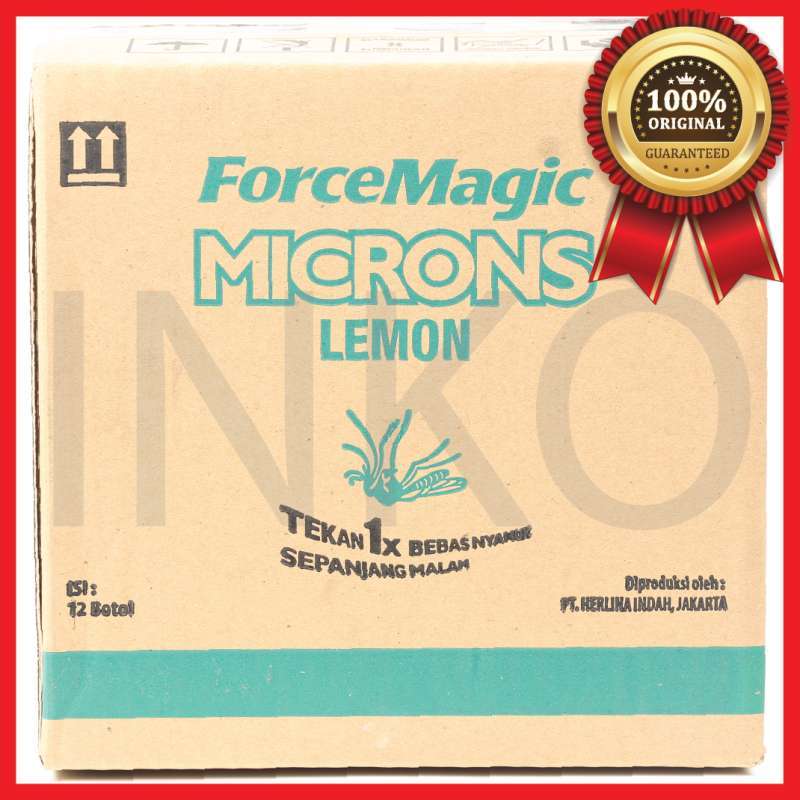 Jual Force Magic One Push Microns Lemon 60x Botol Di Seller Inko ...
