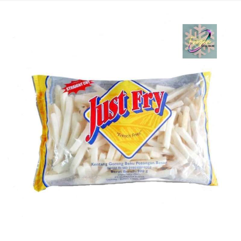 Jual JUST FRY STRAIGHT CUT FRENCH FRIES/KENTANG GORENG BEKU 900GR di ...