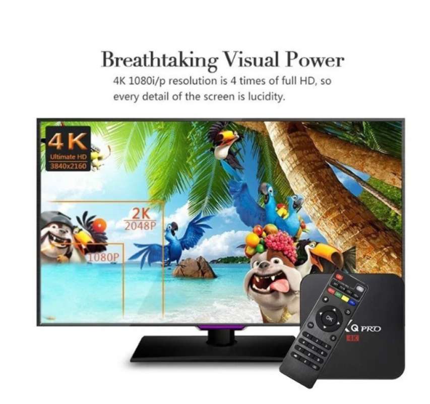 Jual Tv Box Android 16+2gb Mxq Pro Pointer Keyboard 4k Internet Smart ...