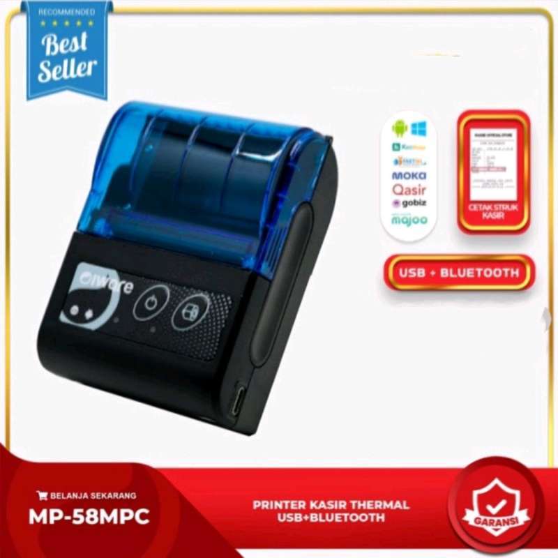 Jual Printer Kasir Thermal Iware MP58 (Bluetooth) di Seller Jimmy Thamrin - Pattunuang, Kota ...