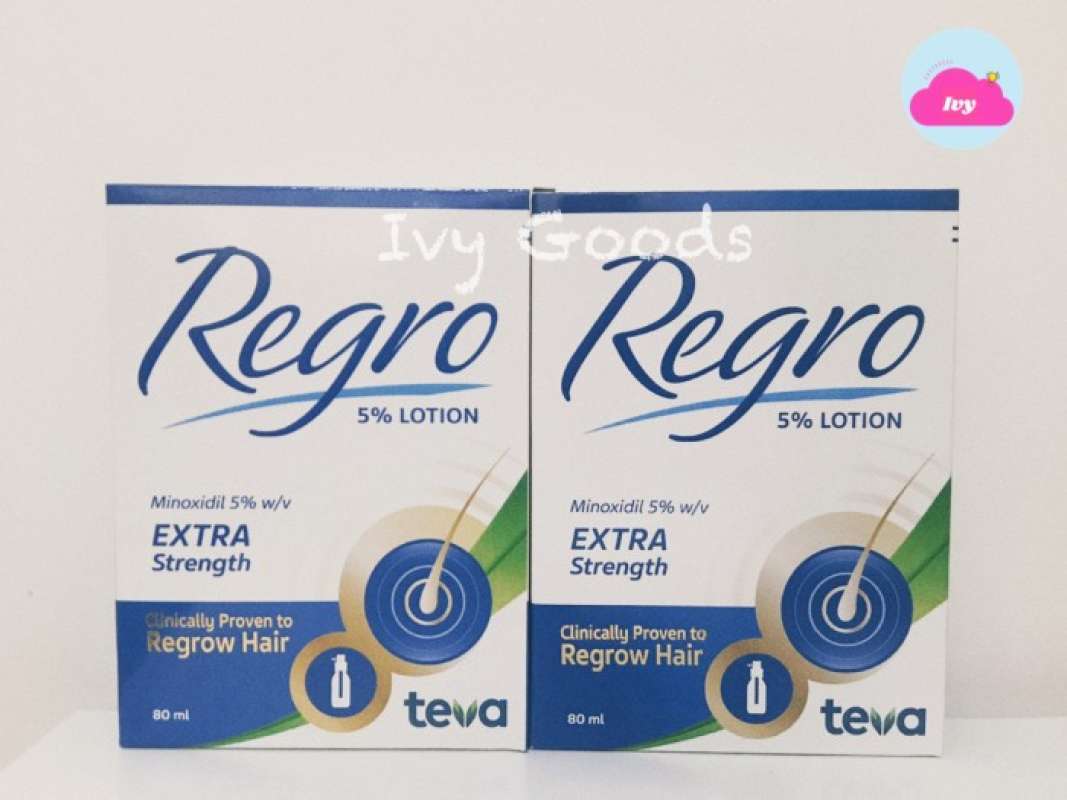 Jual REGRO (topical minoxidil) 5% Hair solution 80ml di Seller Maira ...