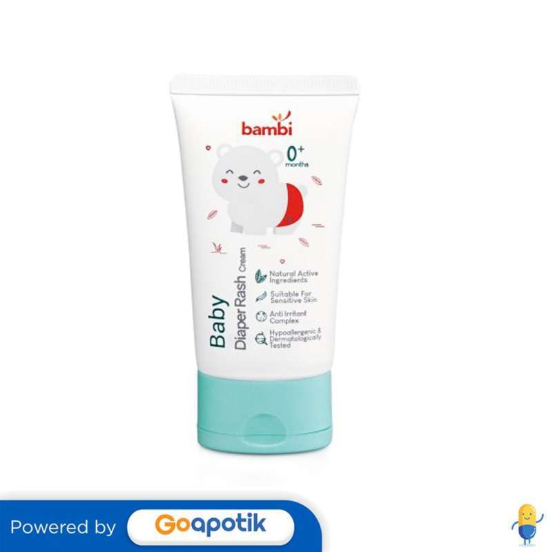 Jual Bambi Baby Diapers Rash Cream 50 Ml Tube Di Seller Apotek Babah ...