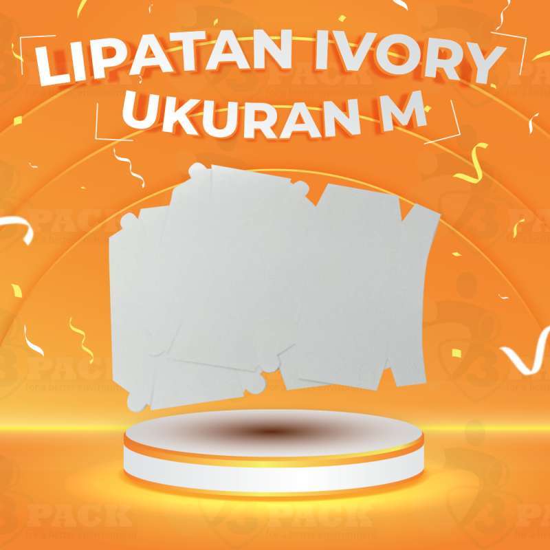 Jual Ivory Paper Lunch Box Size M Lembaran/lipatan -lunch Box Putih ...