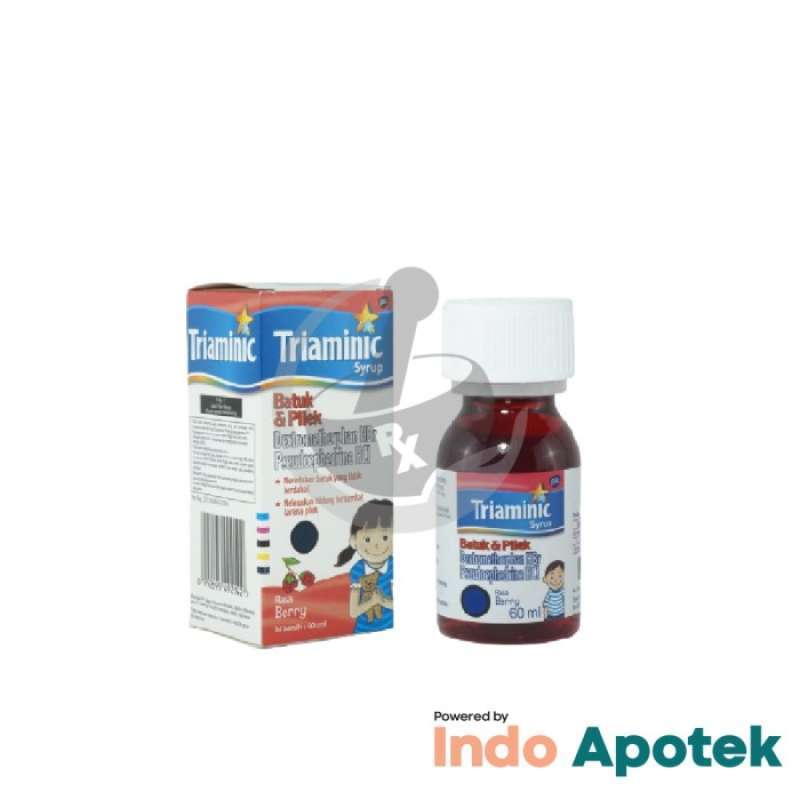 Promo TRIAMINIC BATUK (BERRY) 60ML Diskon 23% di Seller Medika 23 ...