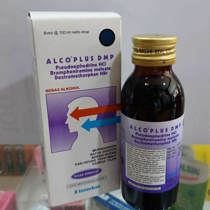 Jual Alco Plus Dmp Syrup 100ml Di Seller Medika 23 - Duren Tiga, Kota ...