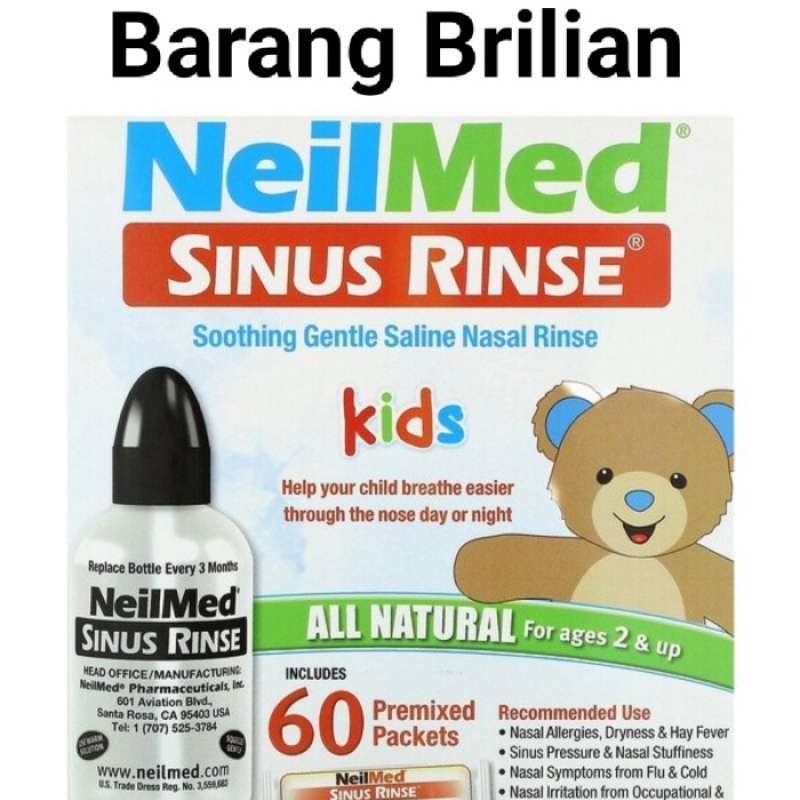 Jual Neilmed Kid's kids Sinus Rinse + botol 60 premixed Packets ...