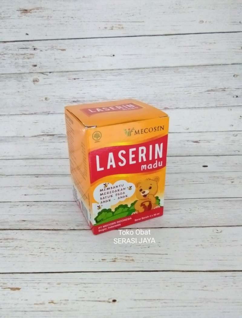 Jual Laserin Madu Box isi 4 botol @ 30ml Obat Batuk Anak & Dewasa di ...