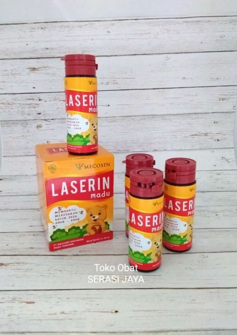 Jual Laserin Madu Box isi 4 botol @ 30ml Obat Batuk Anak & Dewasa di ...