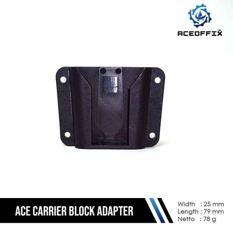 Promo DELTACYCLES - ACE CARRIER BLOCK ADAPTER - Black Diskon 73% di Seller Delta Cycles Official ...