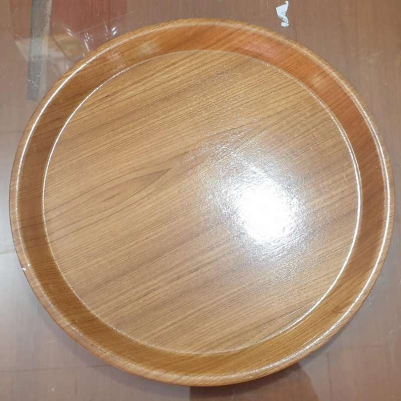 Jual Nampan Kayu Bulat / Round Wooden Tray di Seller Artless - Sarirejo ...