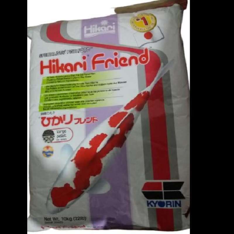 Jual Hikari Friend 10kg Size Large / Makanan Pakan Koi / Pelet Ikan ...
