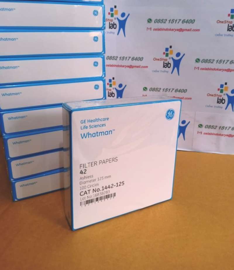 Promo WHATMAN 1442-125 FILTER PAPER NO 42 DIA 125 MM KERTAS SARING ...