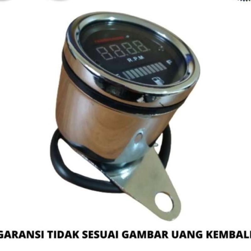 Jual 12V Motorcycle 2 in 1 Tachometer RPM Shift Meter Fuel Gauge Meter ...
