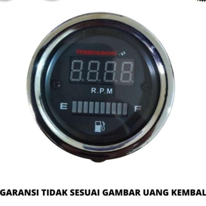 Jual 12V Motorcycle 2 in 1 Tachometer RPM Shift Meter Fuel Gauge Meter ...