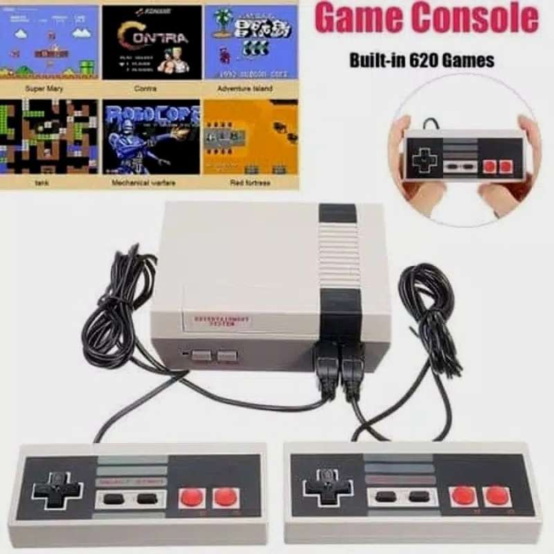 Promo NINTENDO NES CLONE 620 GAME RETRO MINI GAME BUILT IN 620 CLASSIC ...