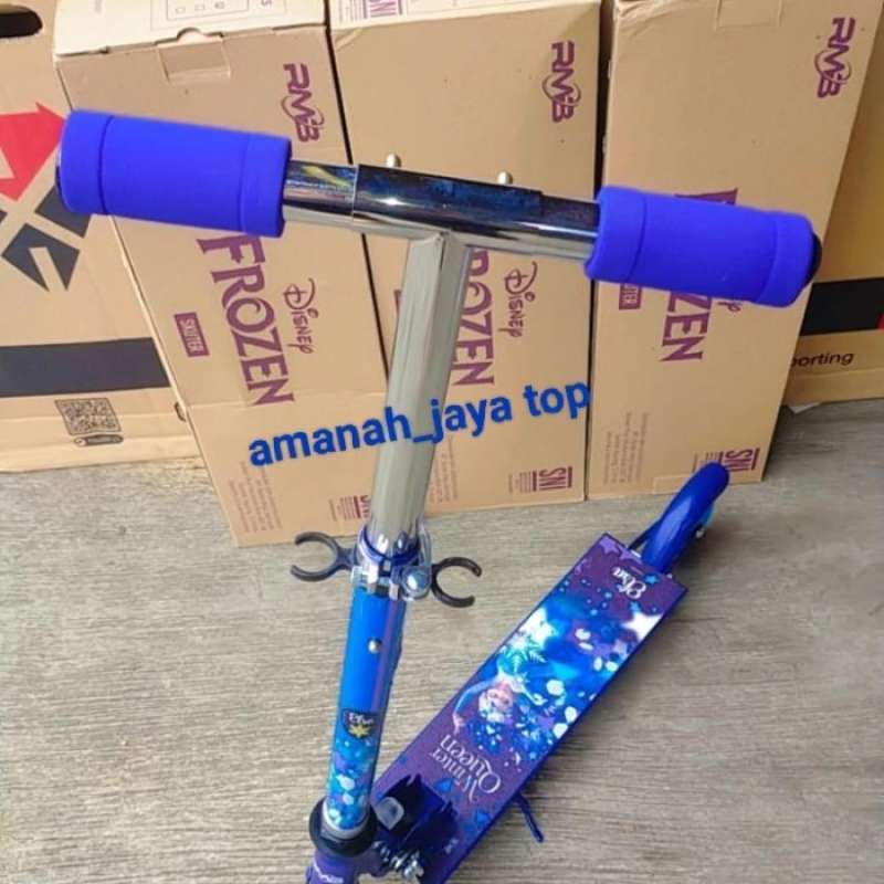 Jual Skuter O Anak 2 Roda Lipat Rmb Besi (Frozen) - Biru di Seller ...