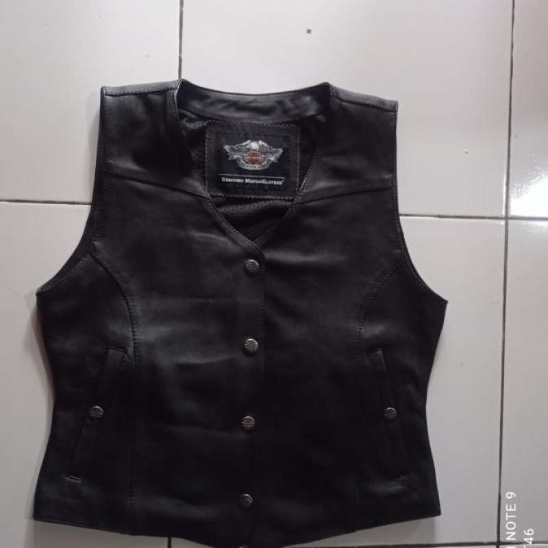 Promo Rompi kulit,rompi wanita,rompi kulit harley davidson ORIGINAL ...