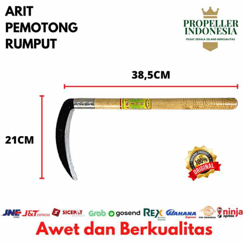 Jual Baru Arit Rumput Sabit Rumput Gagang Karet Alat Pertanian Import ...
