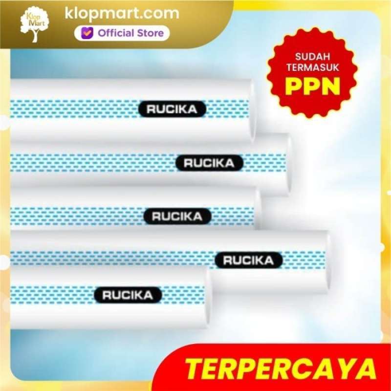 Jual Jual Pipa PVC Rucika Standard Type AW - Ukuran : 1 32mm - Putih ...
