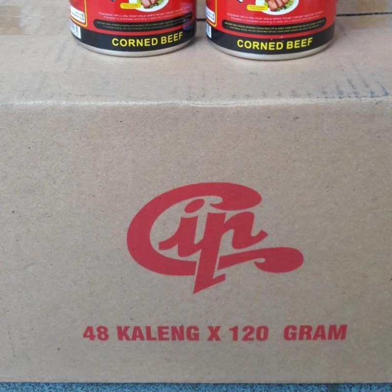 Jual Kornet CIP 120gr kornet sapi isi 48pcs (1 Karton) di Seller GC ...